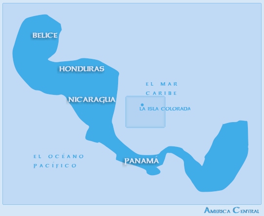 La Isla Colorada | Mapa