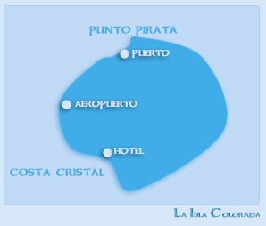 La Isla Colorada | Mapa